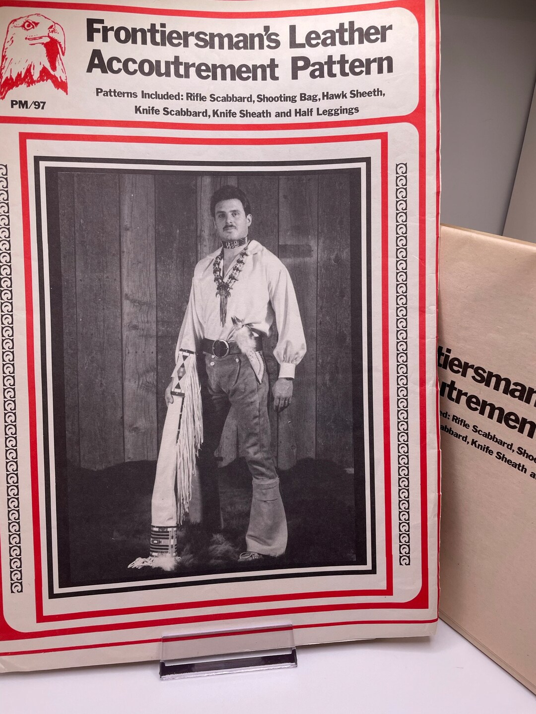 Frontier Reenactment Leather Accoutrements Uncut FF Rifle and Knife ...