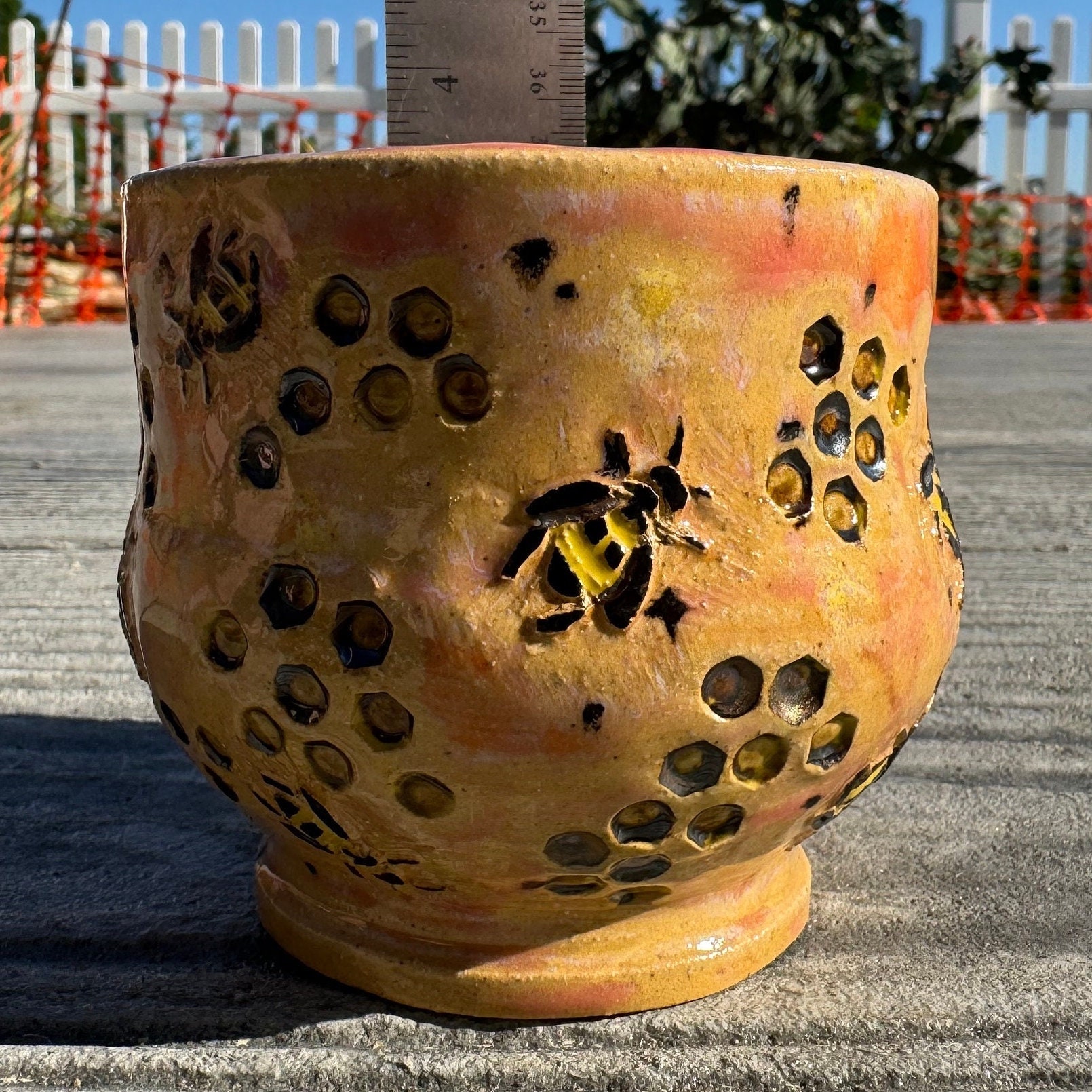 Beehive Handless Mug 10oz - Etsy