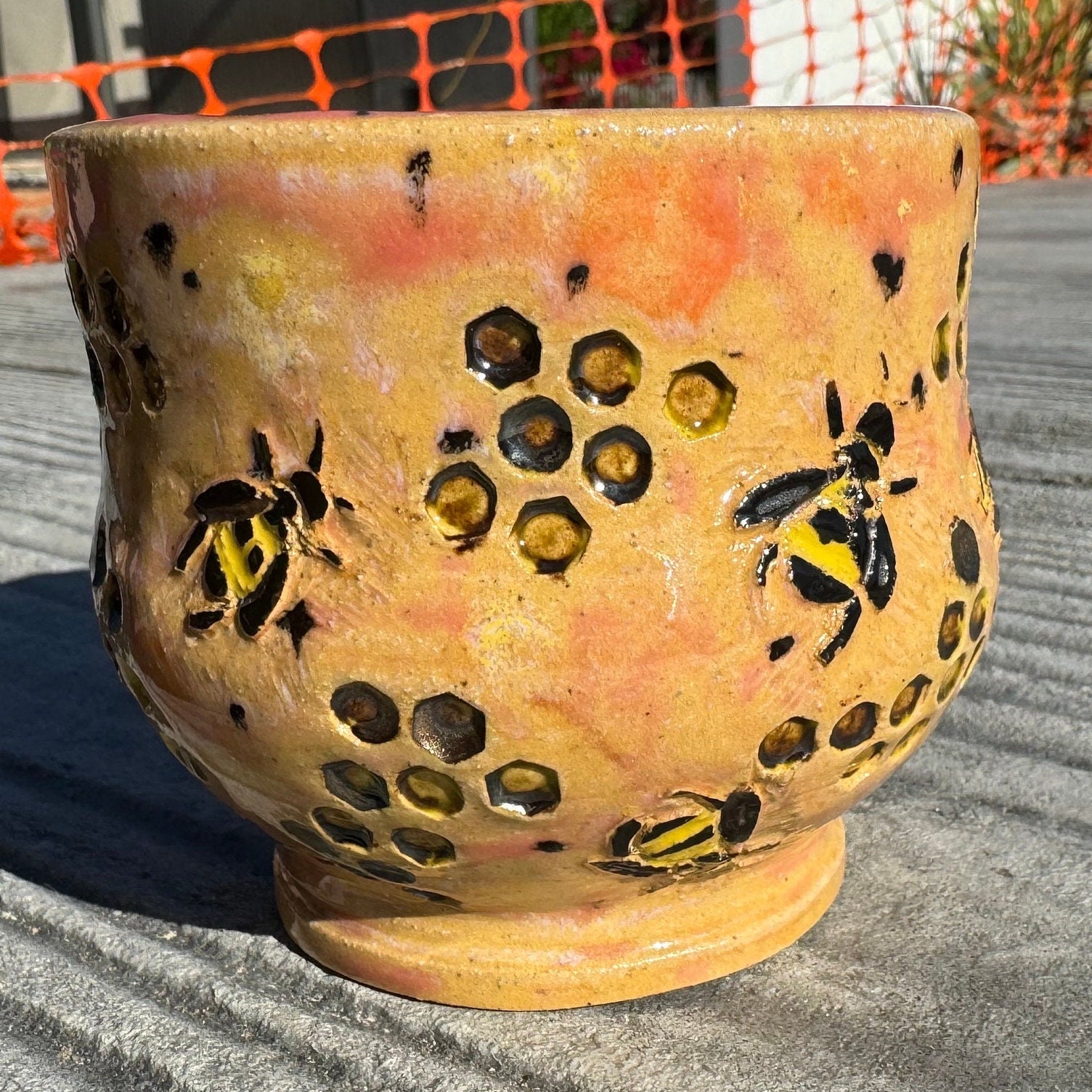 Beehive Handless Mug 10oz - Etsy