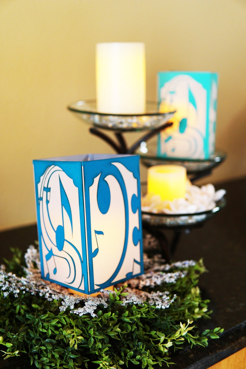 Music Notes Decor, Paper Lanterns, Music Decorations, Music Lover Gift ...