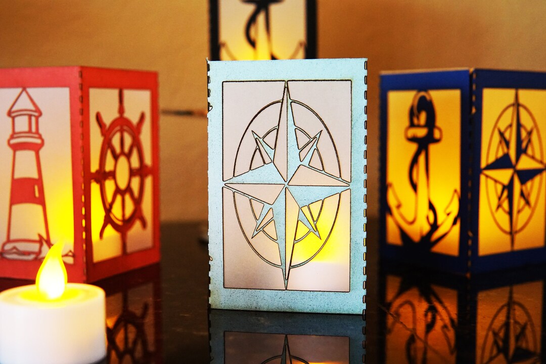 Nautical Wedding, Sailing, Sail Boat, Tea Light Holder, Mini Lanterns ...