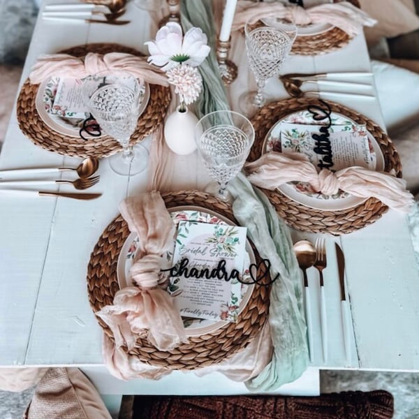 Unique Table Setting - Etsy