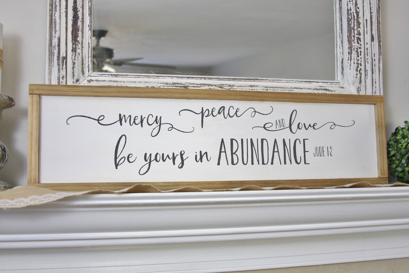 Bible Verse Sign Wooden Welcome Signs Welcome Signs Front Door Entryway ...