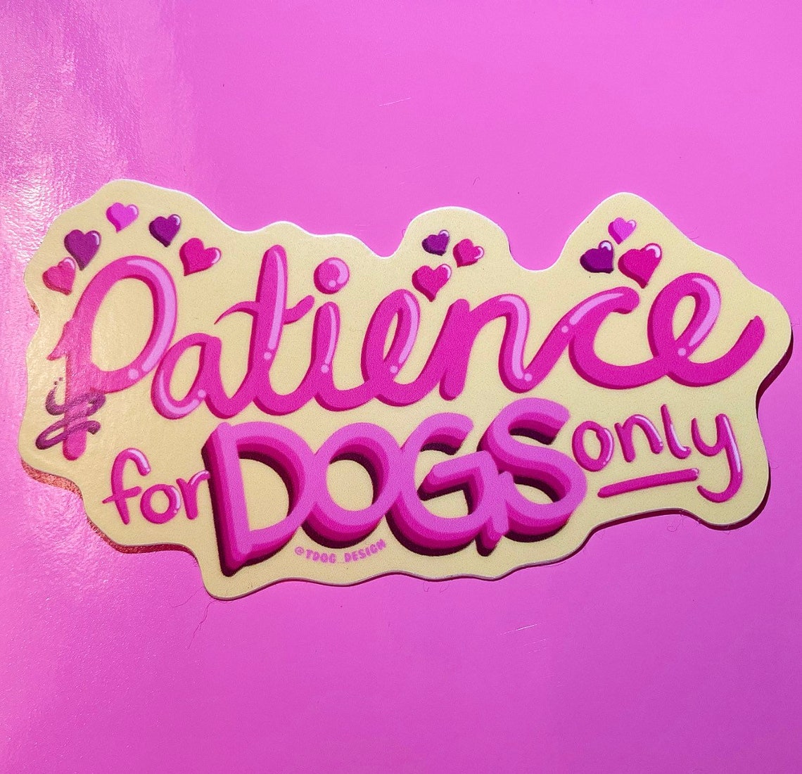 Patience for Dogs Only - 3” Sticker | Dog Groomer, Pet Stylist, Vet ...