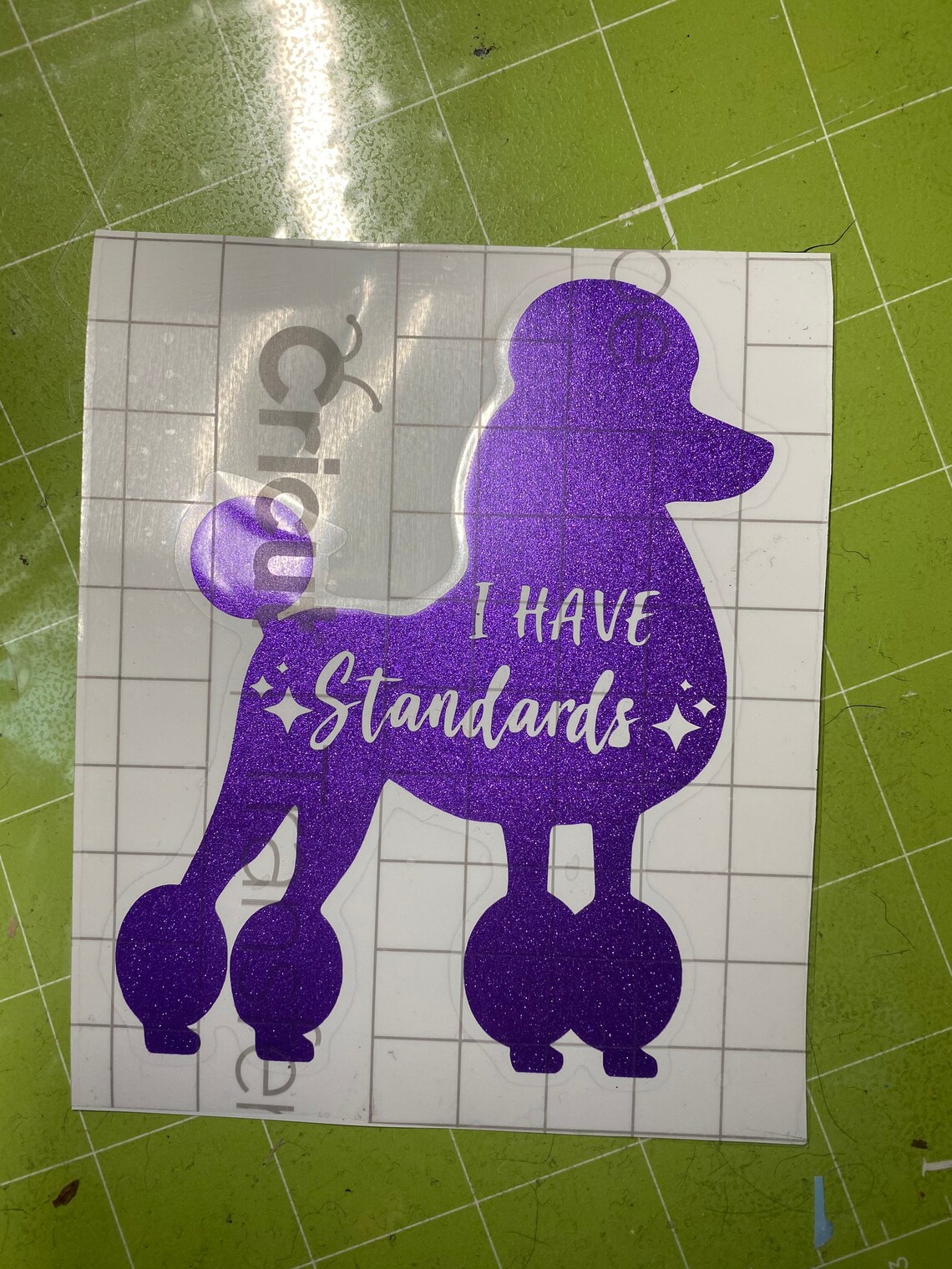 I Have Standards Poodle Puppy Decal Vinyl Sticker for Dog - Etsy