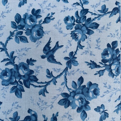 Blue Jay Fabric Blue Jays on Aqua by Shellypenko Watercolor - Etsy