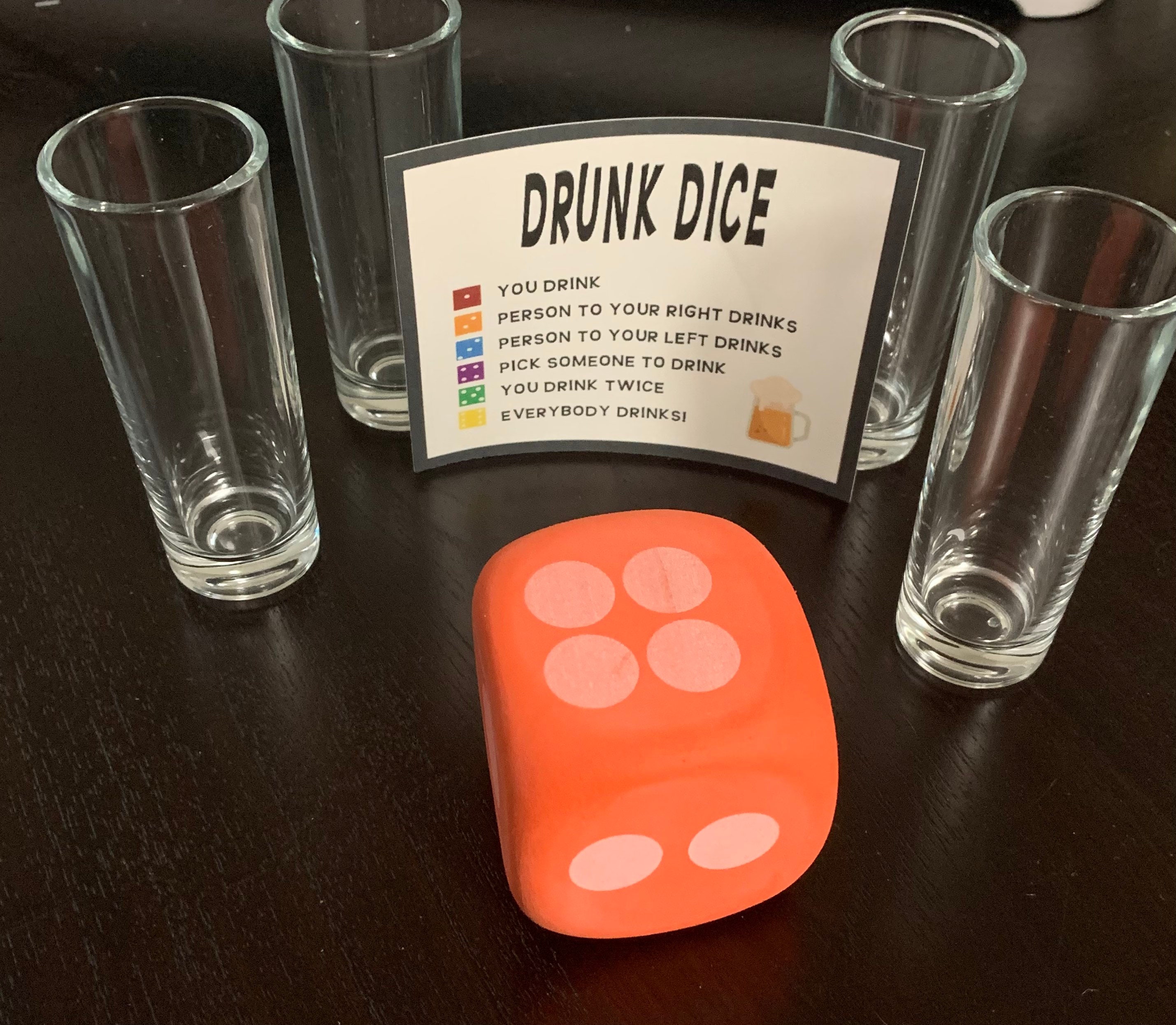 Drunk Dice, Drinking Game - Etsy