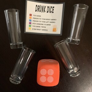 Drunk Dice, Drinking Game - Etsy
