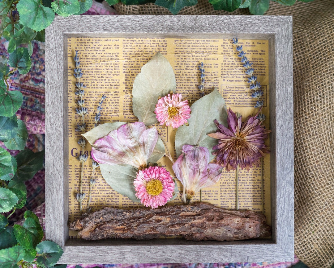 Dried Flower Art - Etsy