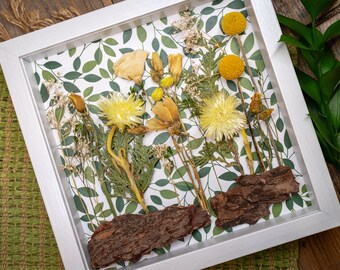 Dried Flower Art - Etsy