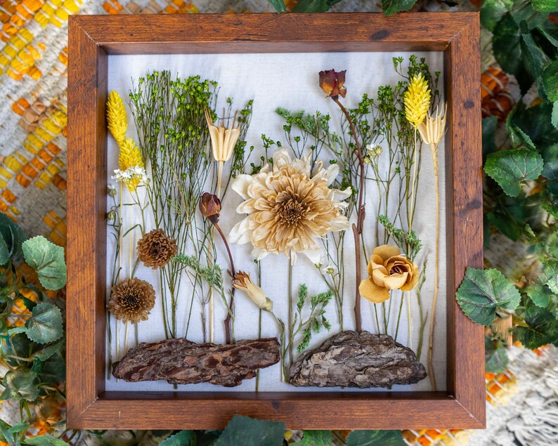 Dried Flower Art - Etsy