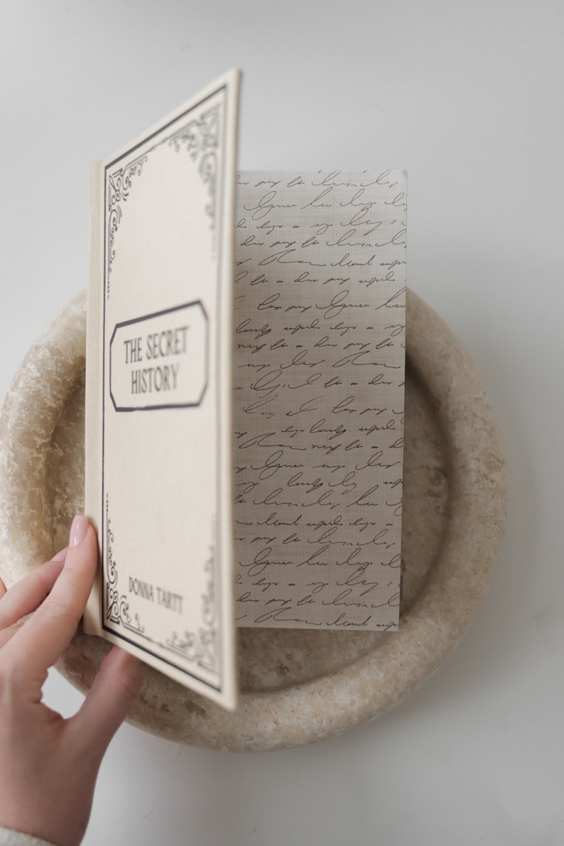 The Secret History | Special Edition, Handmade, Rebound Book - Etsy