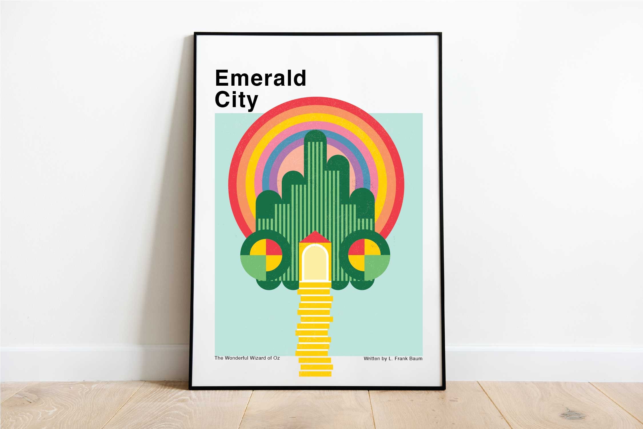 Wizard of Oz Print, Modern Art Print, Kids Wall Decor, Wizard of Oz ...