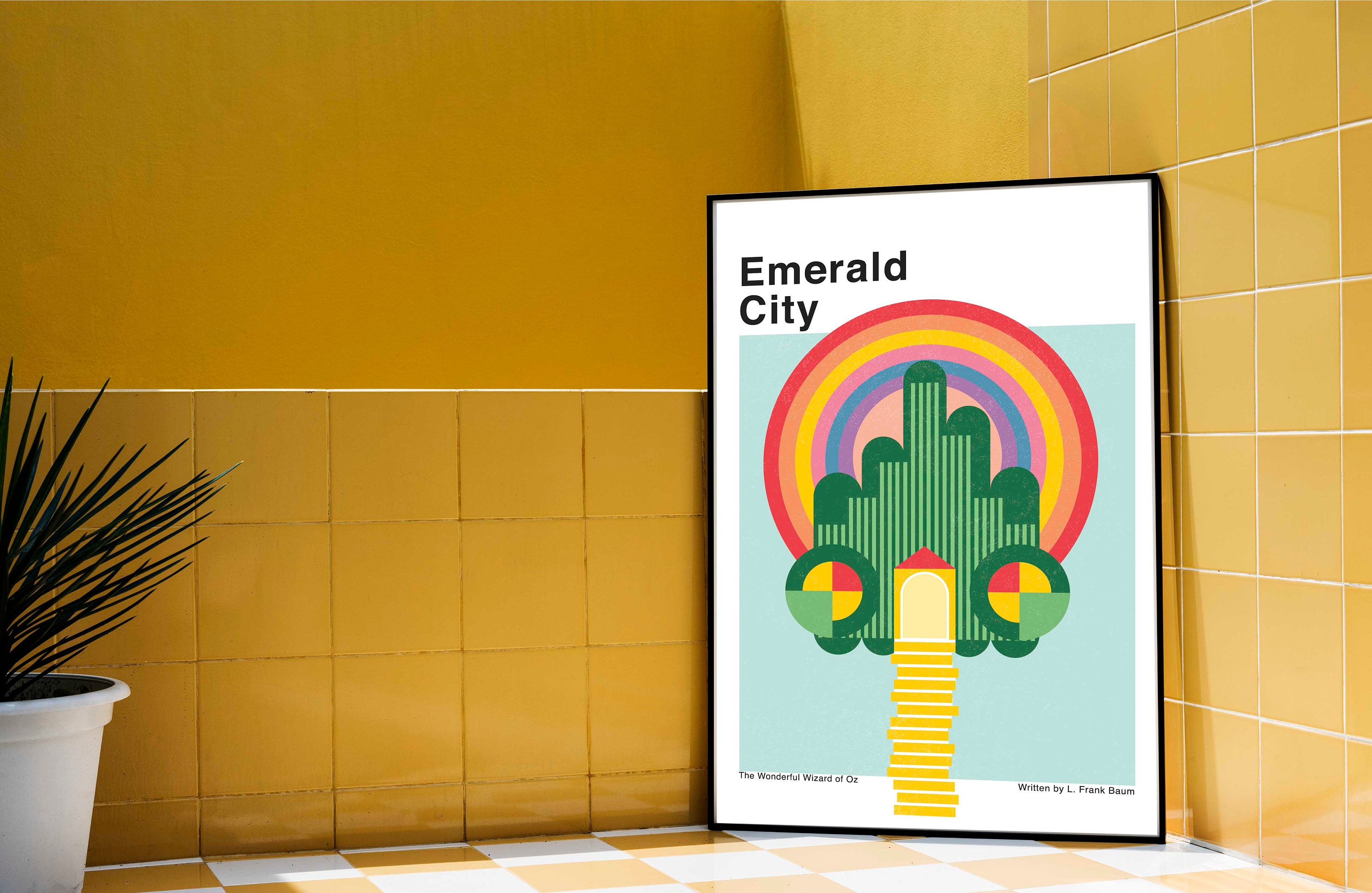 Wizard of Oz Print, Modern Art Print, Kids Wall Decor, Wizard of Oz ...