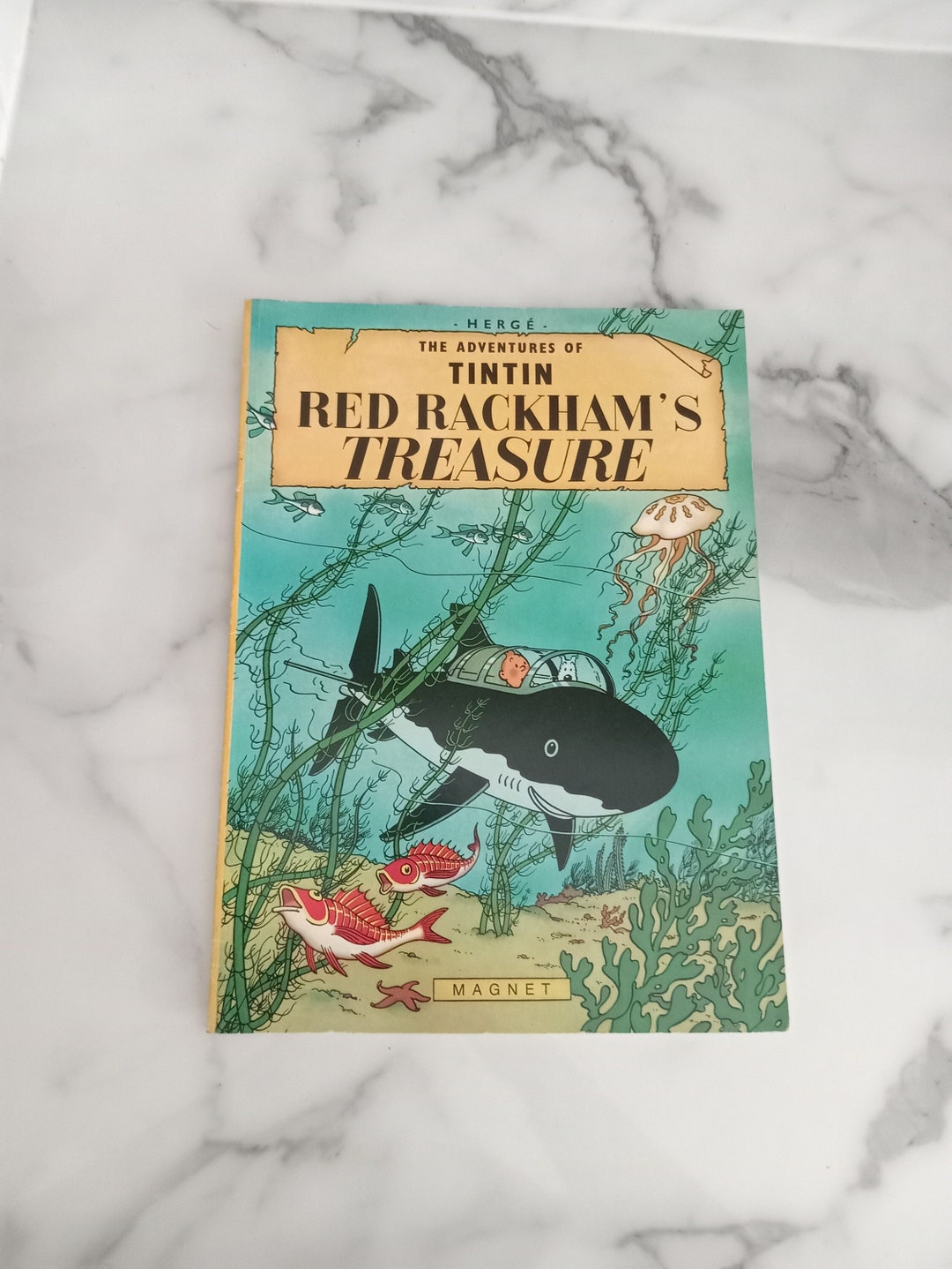 The Adventures of Tintin Red Rackham's Treasure by Herge. 1983 ...
