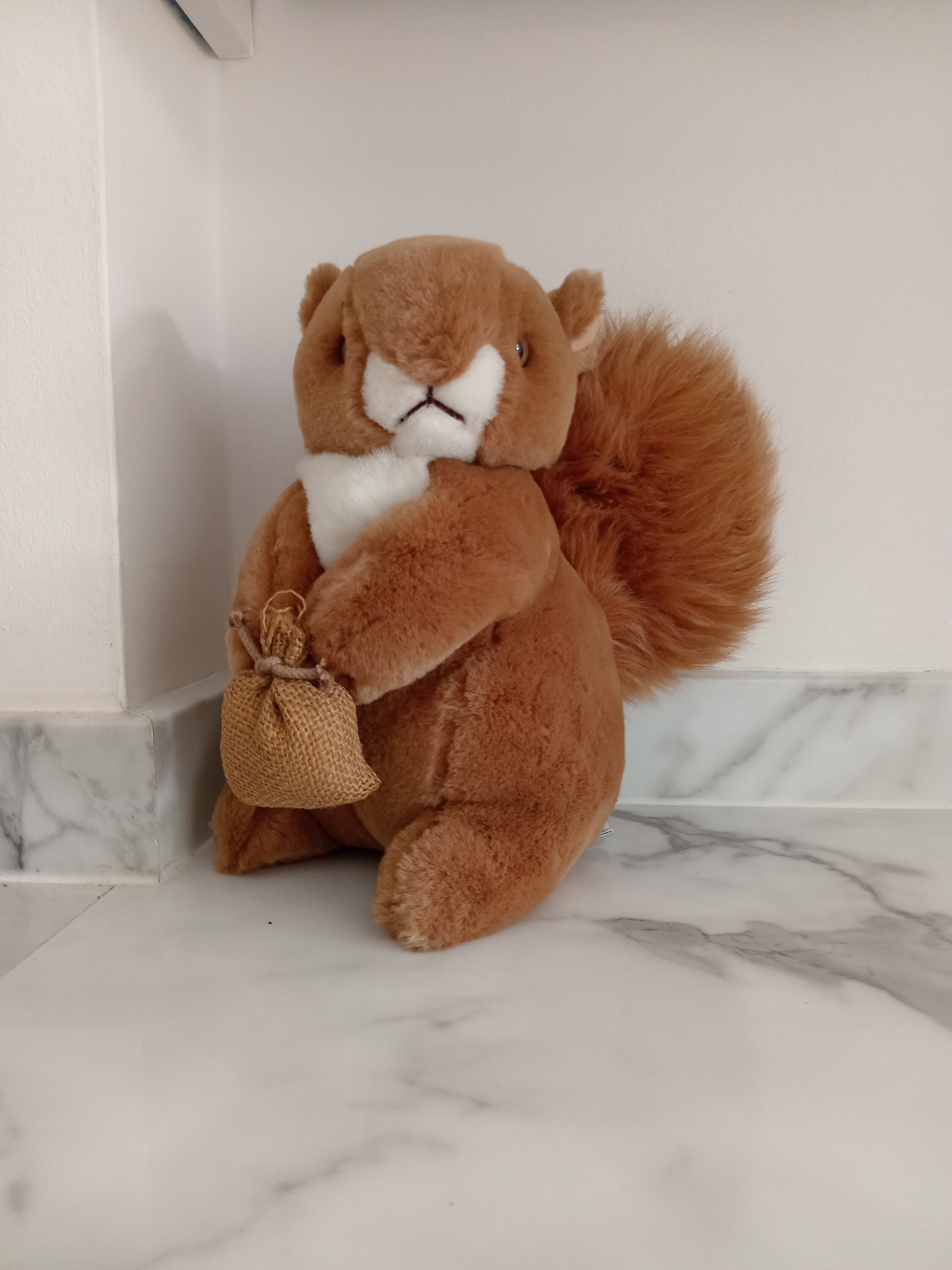 Vintage Peter Rabbit Nutkin Red Squirrel Plush Teddy Toy, Beatrix ...