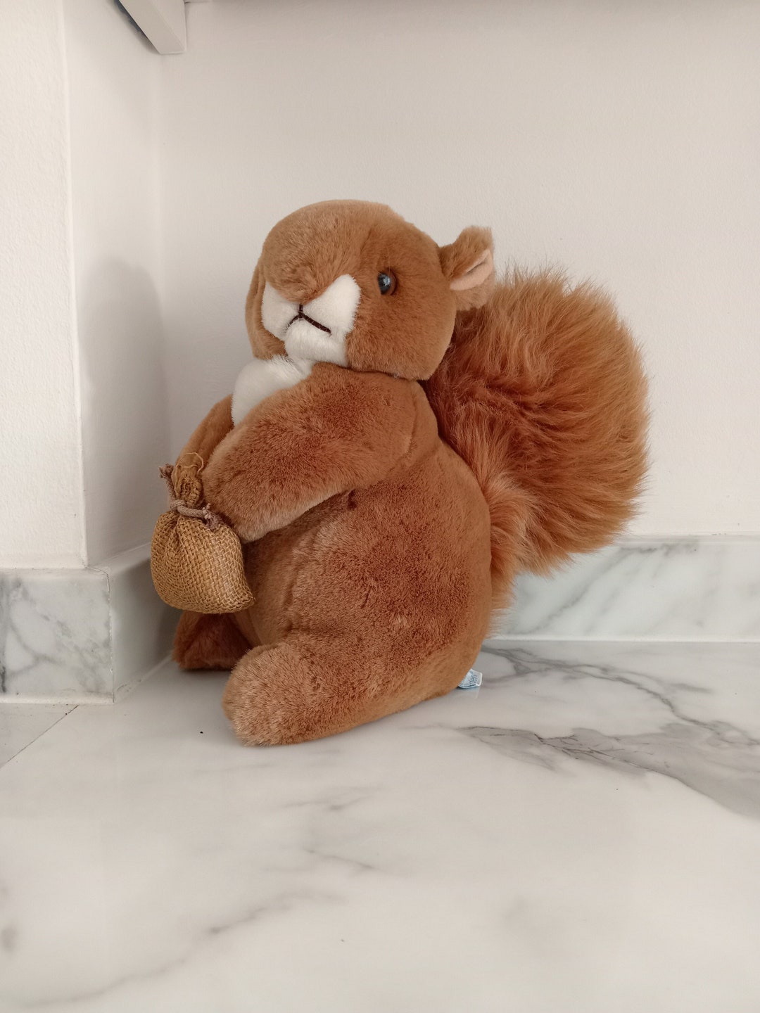 Vintage Peter Rabbit Nutkin Red Squirrel Plush Teddy Toy, Beatrix ...