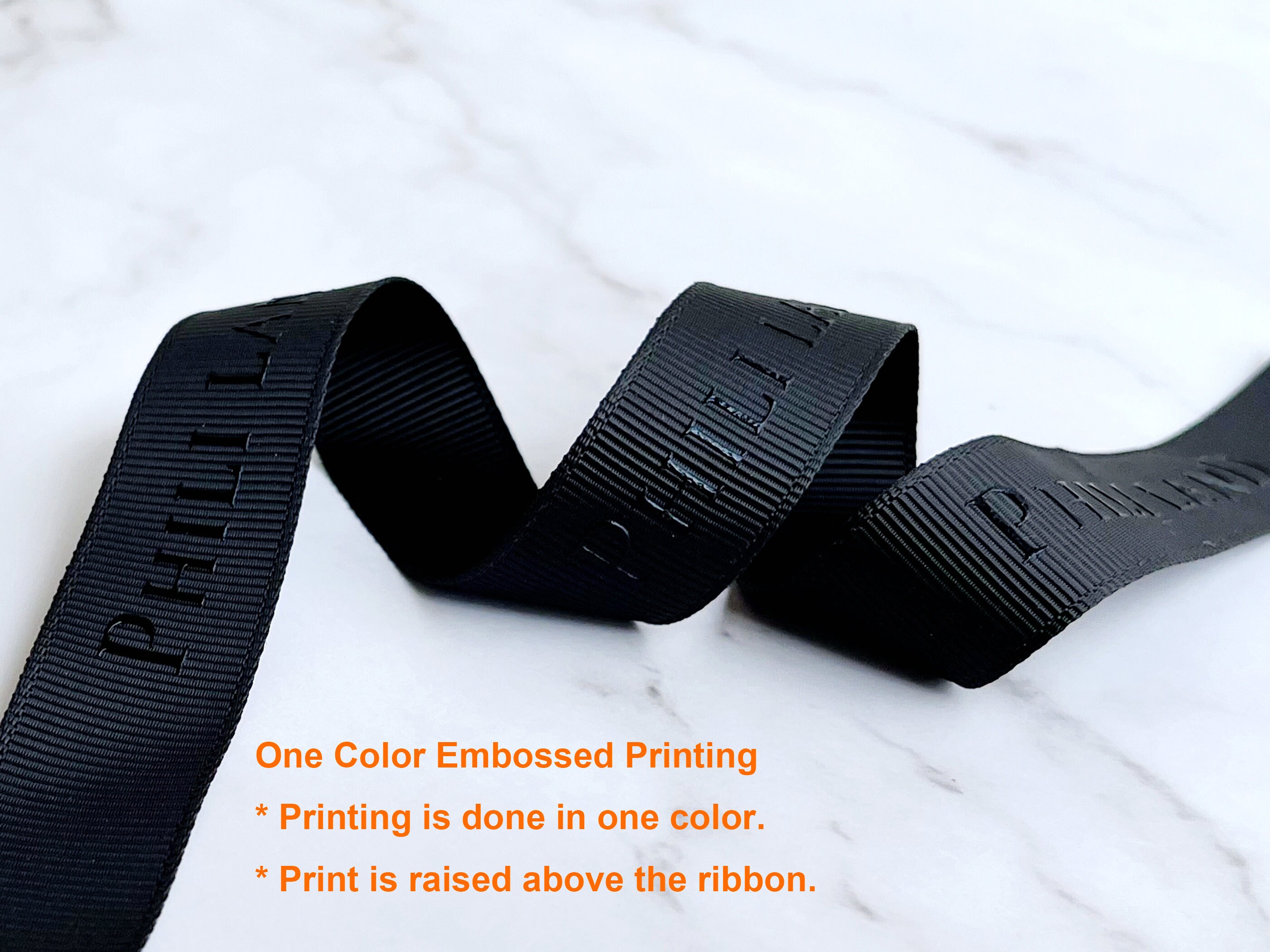 Personalized Grosgrain Ribbon: Custom Print for Wedding Favors - 100 ...