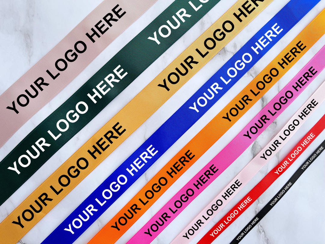 Personalized Grosgrain Ribbon: Custom Print for Wedding Favors - 100 ...