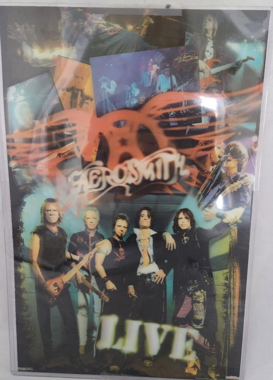AEROSMITH Rock Music Band Promotional Live Tour 3D Hologram Poster ...