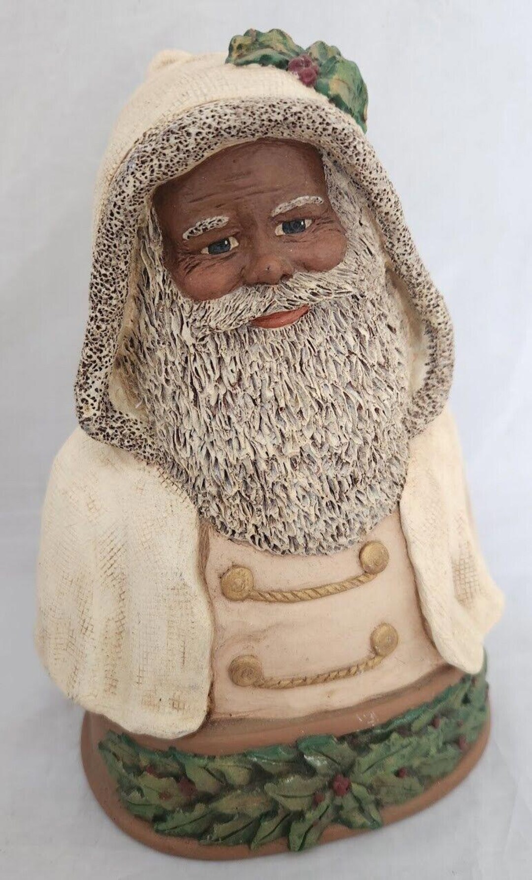 1992 All Gods Children Black Father Christmas Bust Signed Martha ...