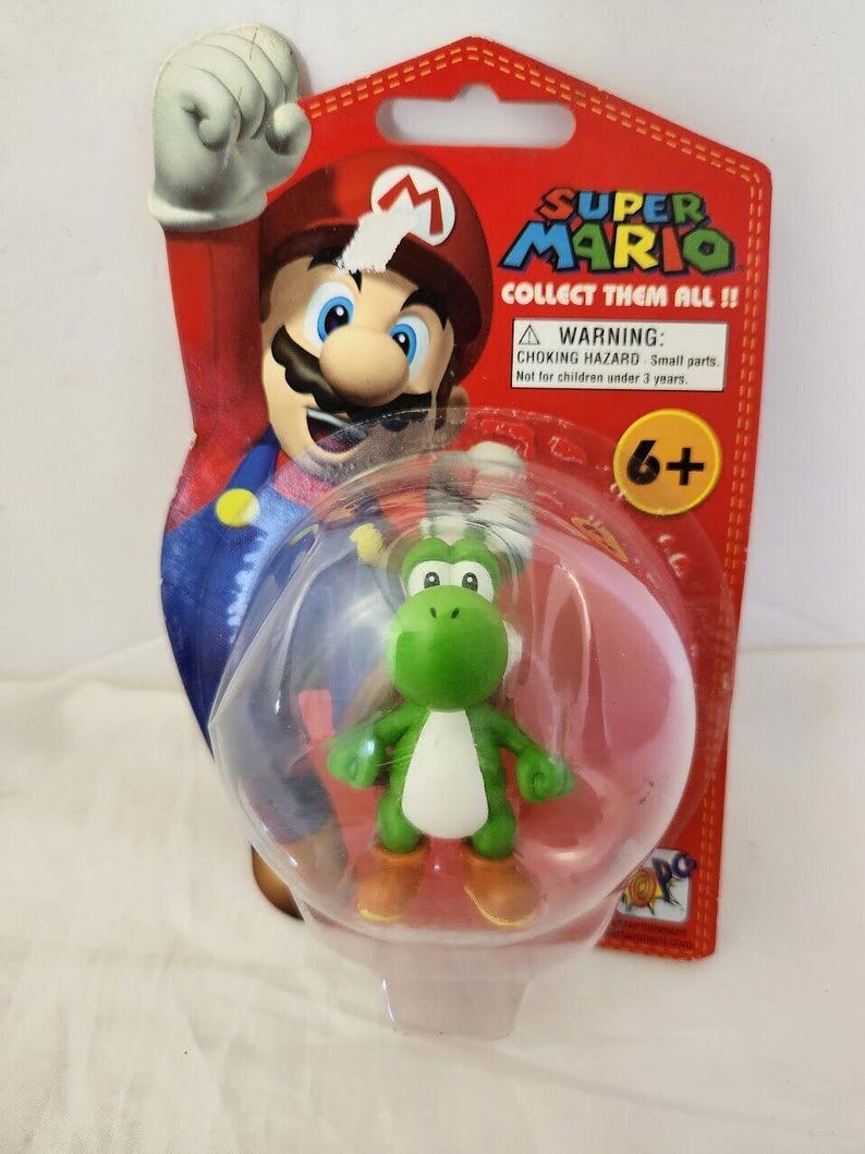 Nintendo Super Mario Bros Yoshi 2007 Popco 2 1/2 Mini Figure NEW Toy - Etsy