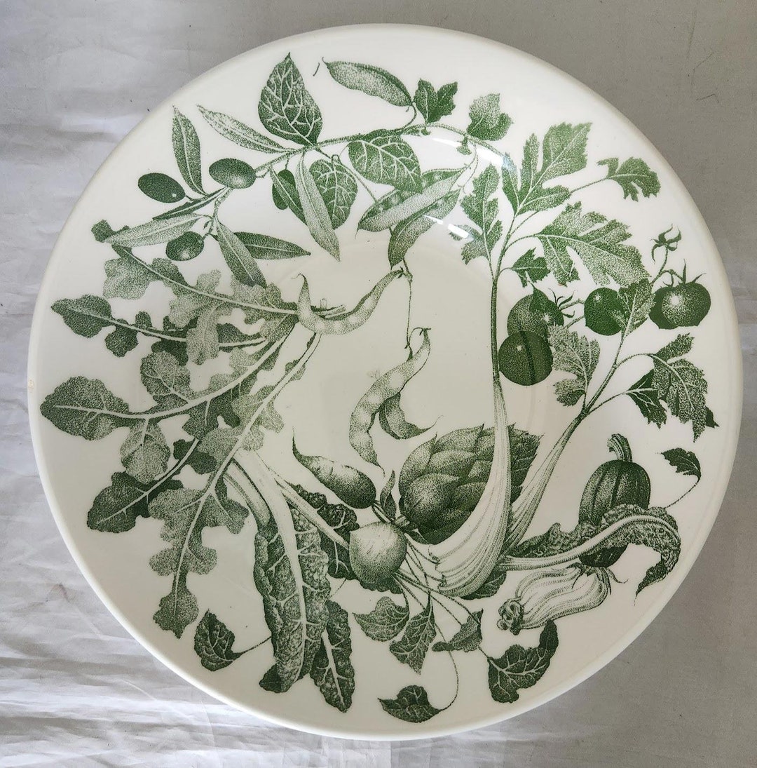 VINTAGE Ceramica Quadrifoglio La Primula Vegetable 10 Pasta Bowl Made ...