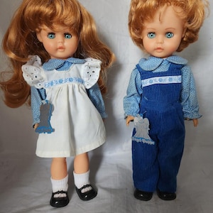 2 Vintage ENGEL-PUPPEN West German GOEBEL Dolls Jack & Jackie Sleepy ...
