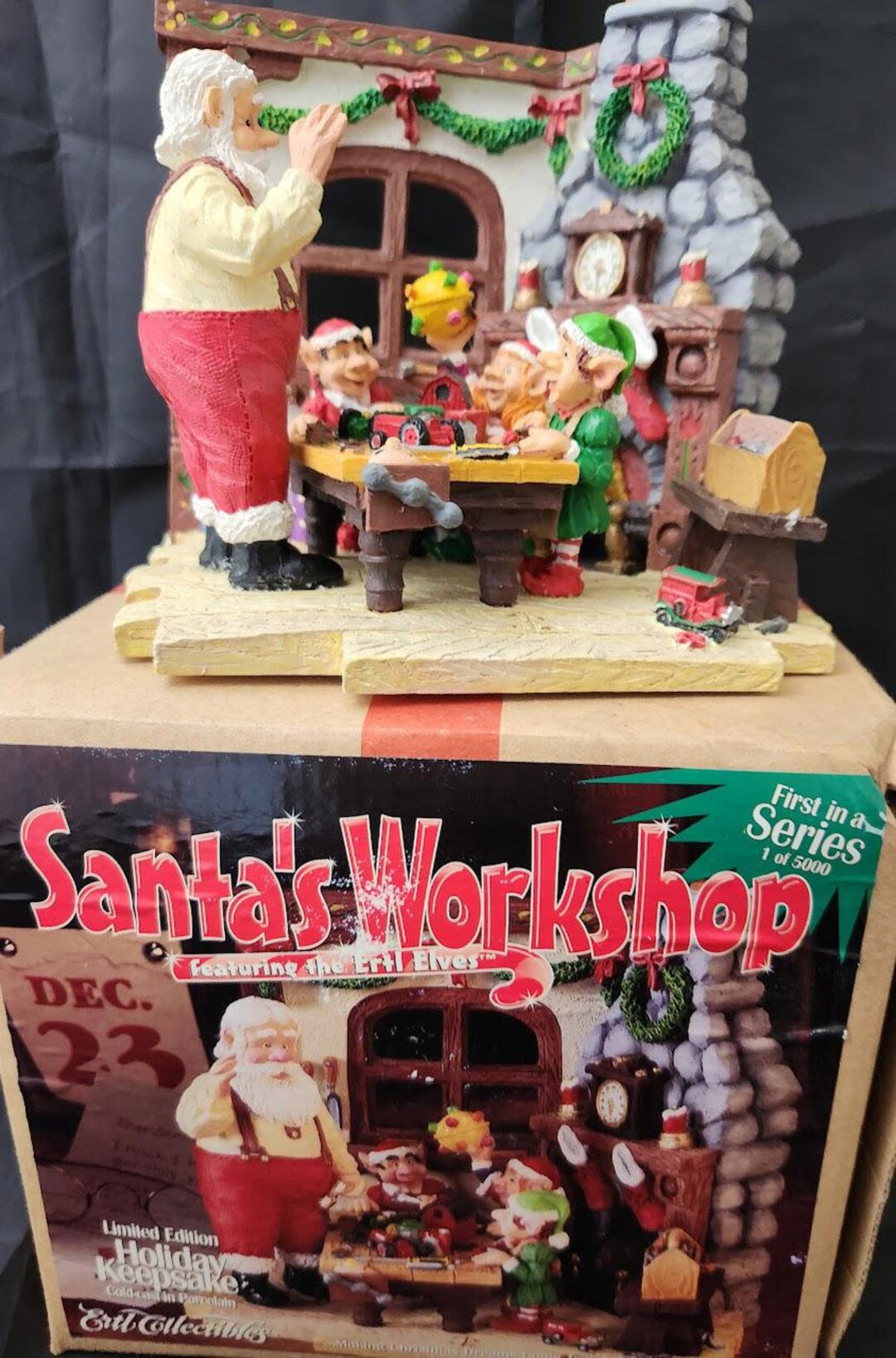 Santa's Workshop Christmas Elves Edition H113 720/5000 1996 Ertl ...