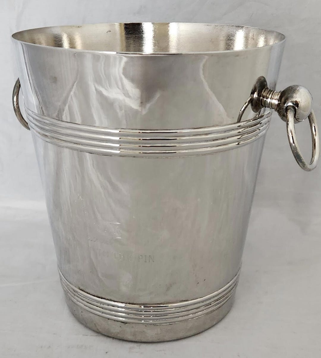 Silver Plate Champagne Ice Bucket Cooler 1996 Golf Morefar Invitational ...