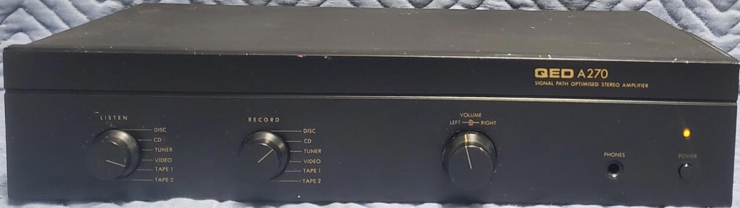 QED A270 Stereo Integrated Amplifier Made in England - Etsy UK