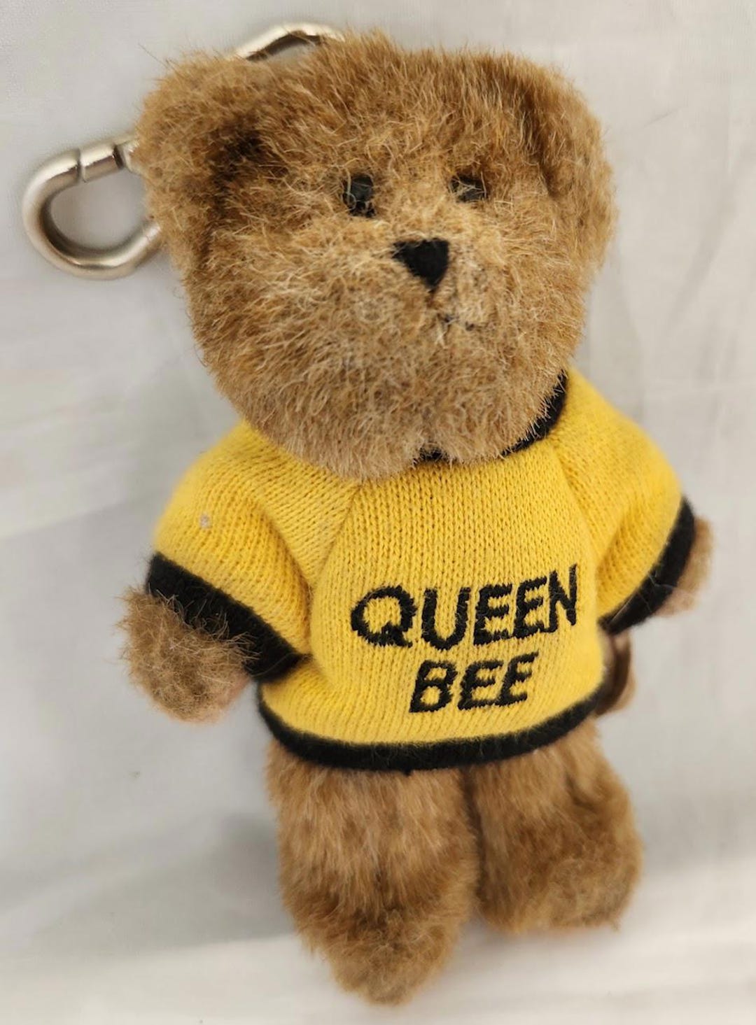 Mini Boyds Bear Queen Bee Yellow Sweater Plush Keychain Thinkin of Ya 4" RARE! - Etsy