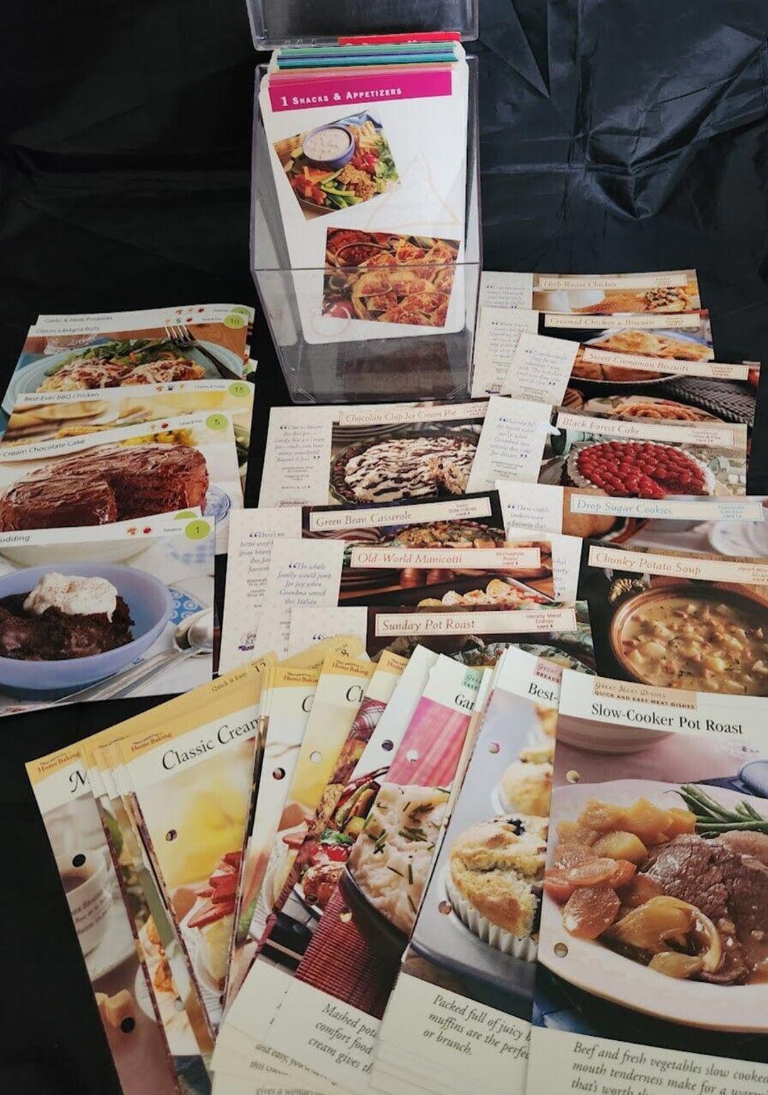 Easy Everyday Cooking Recipe Cards Category 1-19 Meal Ideas W/box 235 ...