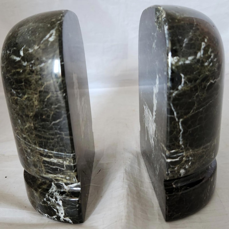 Marble Bookends - Etsy