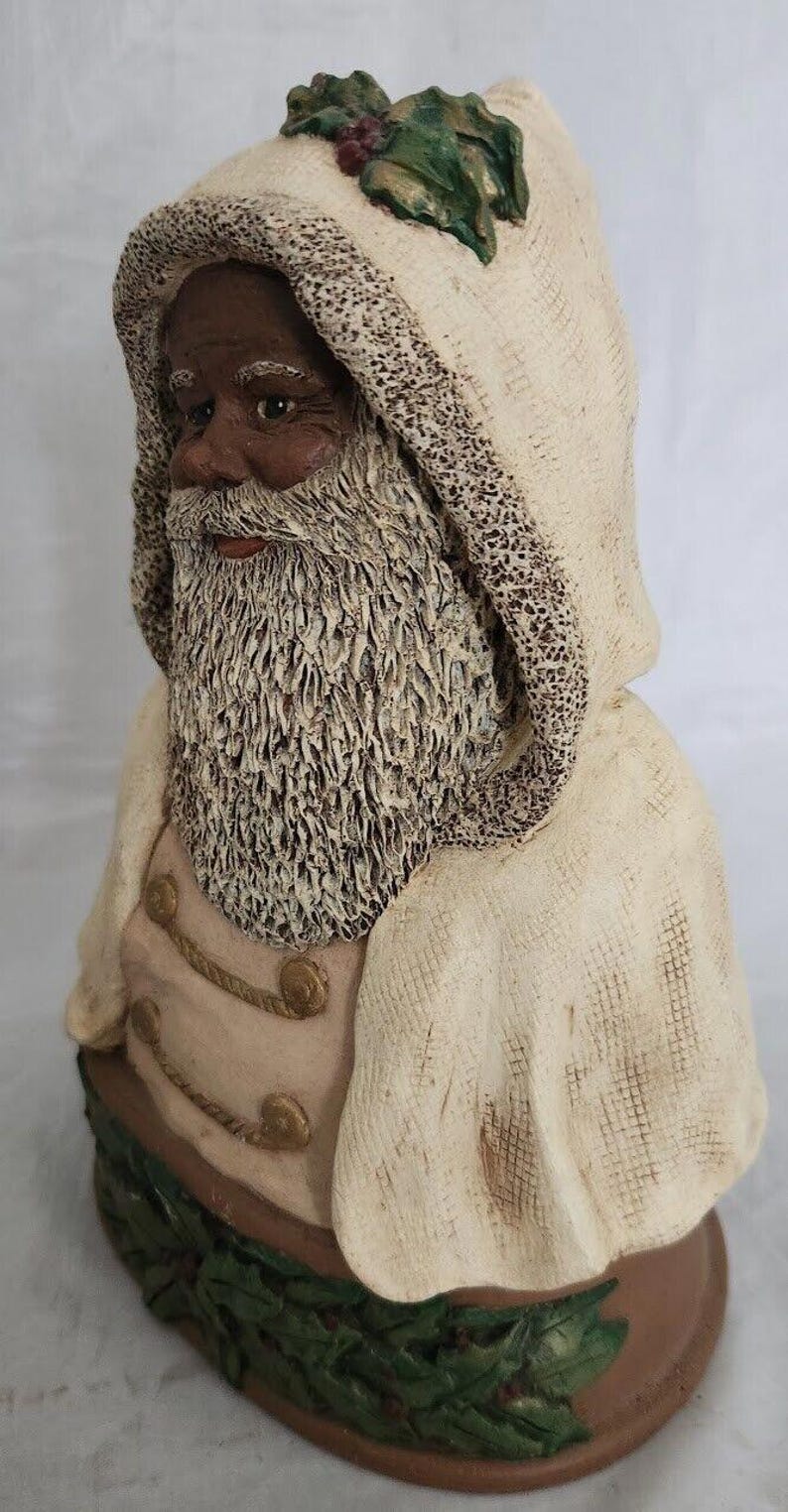 1992 All Gods Children Black Father Christmas Bust Signed Martha ...