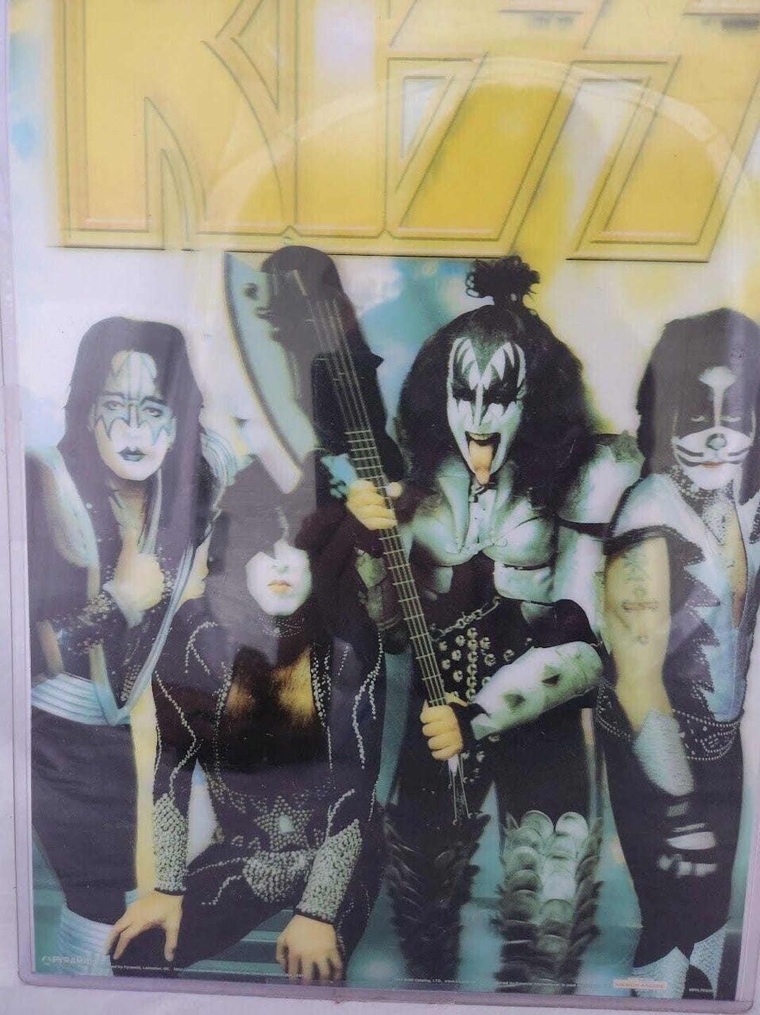 Kiss 3D 2010 Hologram Poster Pyramid Licensed Promotional Live Nation ...