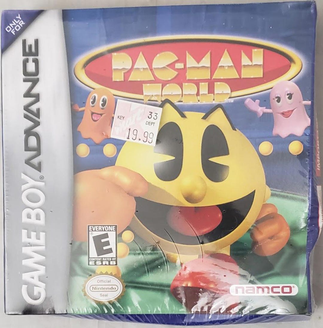 Namco Gameboy Pac Man Pac-man (nintendo Game Boy, 1990) - SEALED NEW - Etsy