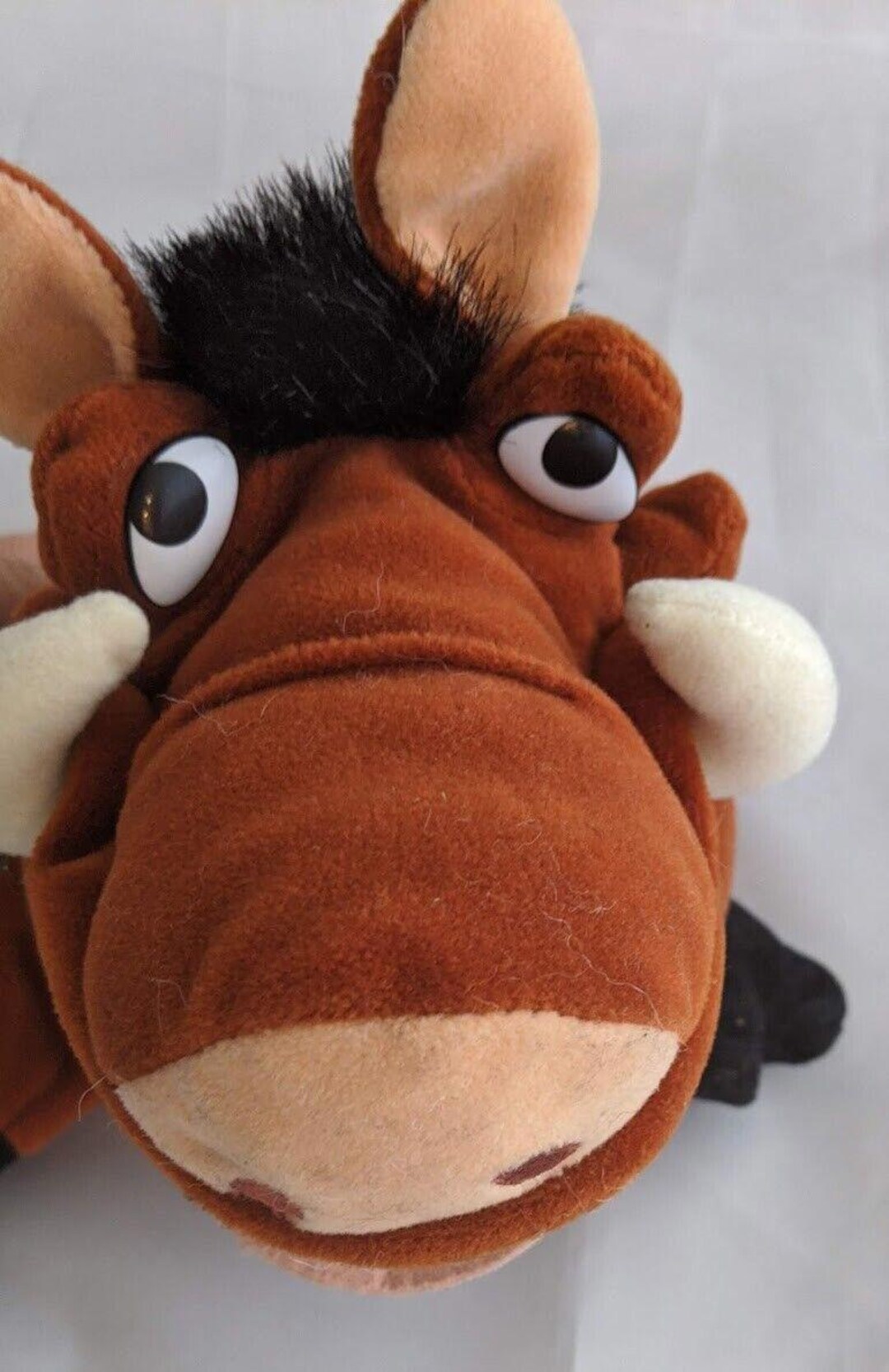 Disney Lion King Plush Pumbaa 10" Warthog Pig Hog Full Hand Puppet ...