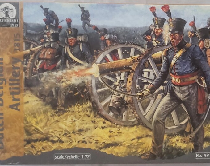 Waterloo 1815 1/72 Napoleonic Dutch Belgian Artillery AP009 24 Pieces ...