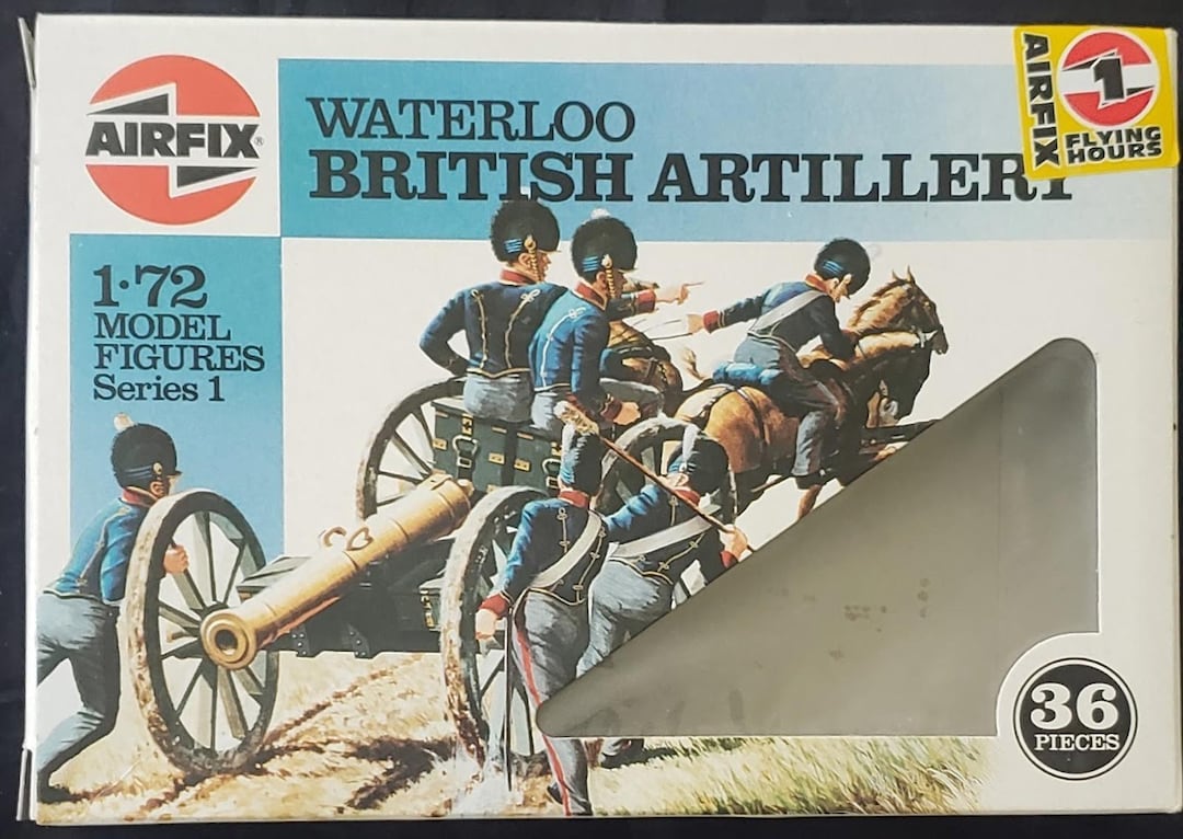 Airfix Ho/00 Scale Models Waterloo British Artillery 36 Pieces 01746 - Etsy