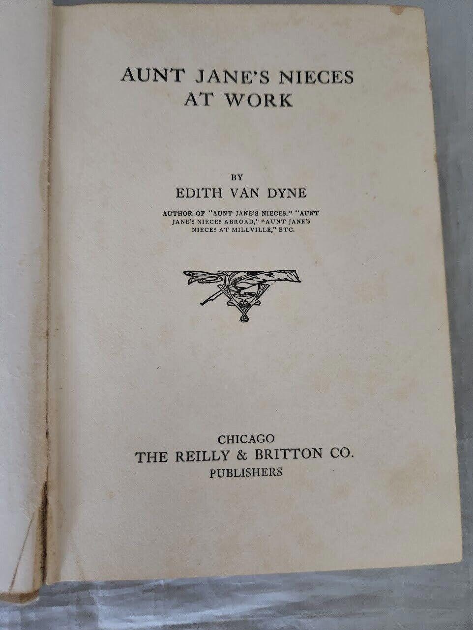 Edith Van Dyne/l. Frank Baum Aunt Jane's Nieces at Work 1909 1st ED - Etsy