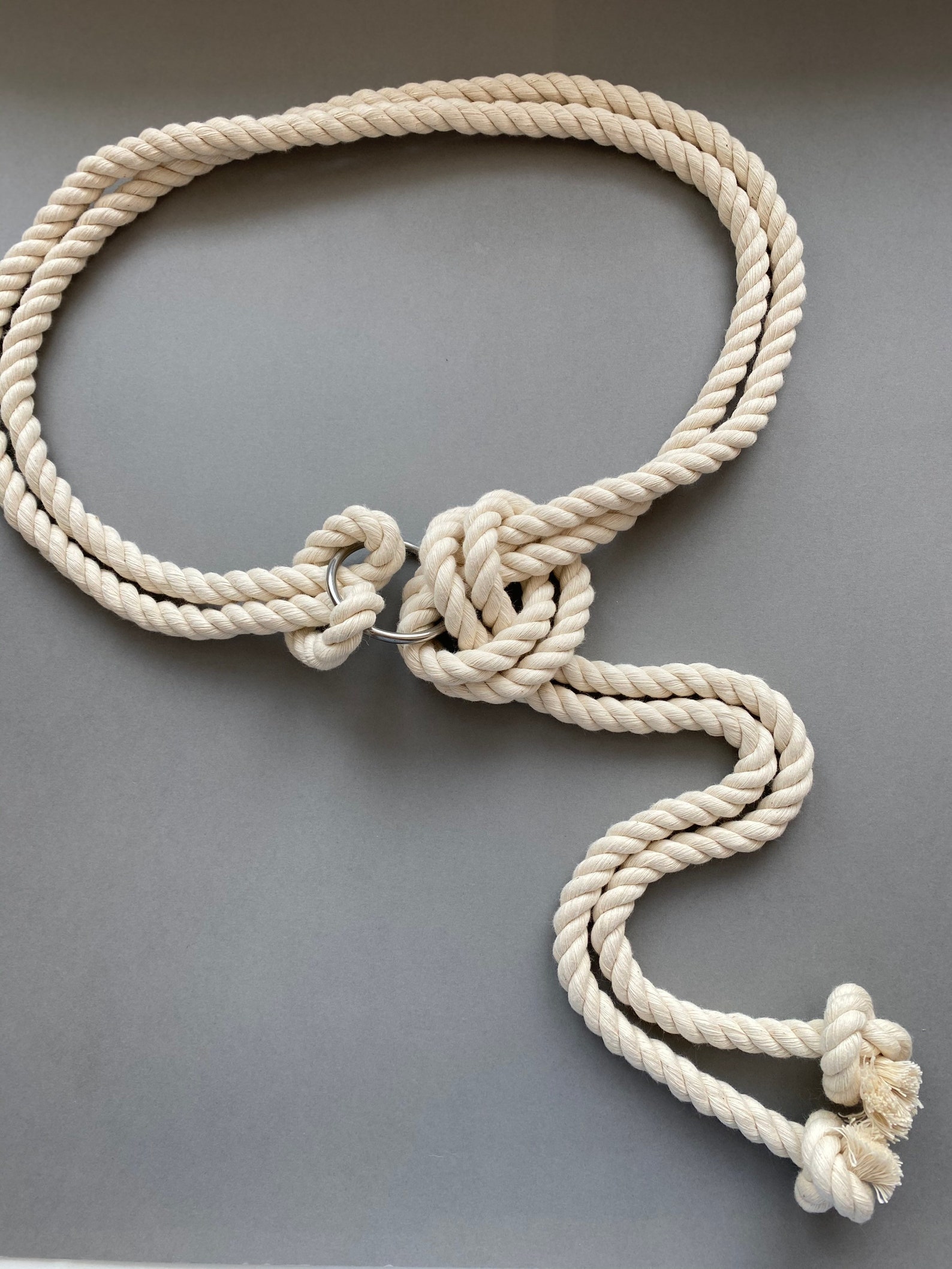 Twisted Rope Belt, Cream Color Belt in Boho Style, Stylish Belt ...