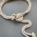 Twisted Rope Belt Cream Color Belt in Boho Style Stylish - Etsy