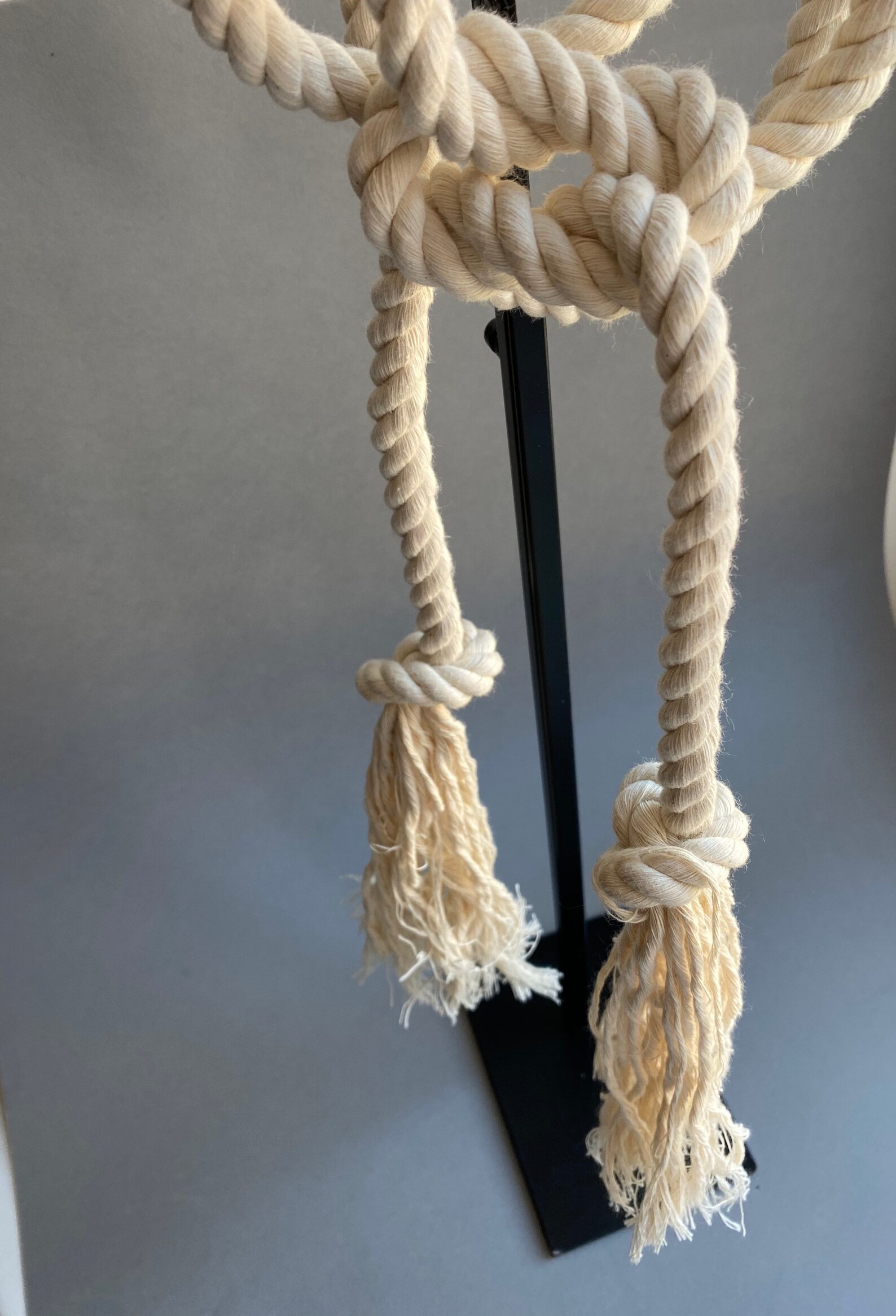 Rope Belt With Tassel Ends. Organic Cotton Cord Belt. - Etsy