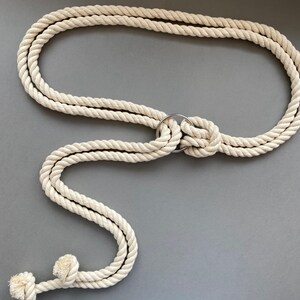 Twisted Rope Belt, Cream Color Belt in Boho Style, Stylish Belt ...