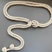 Twisted Rope Belt, Cream Color Belt in Boho Style, Stylish Belt ...