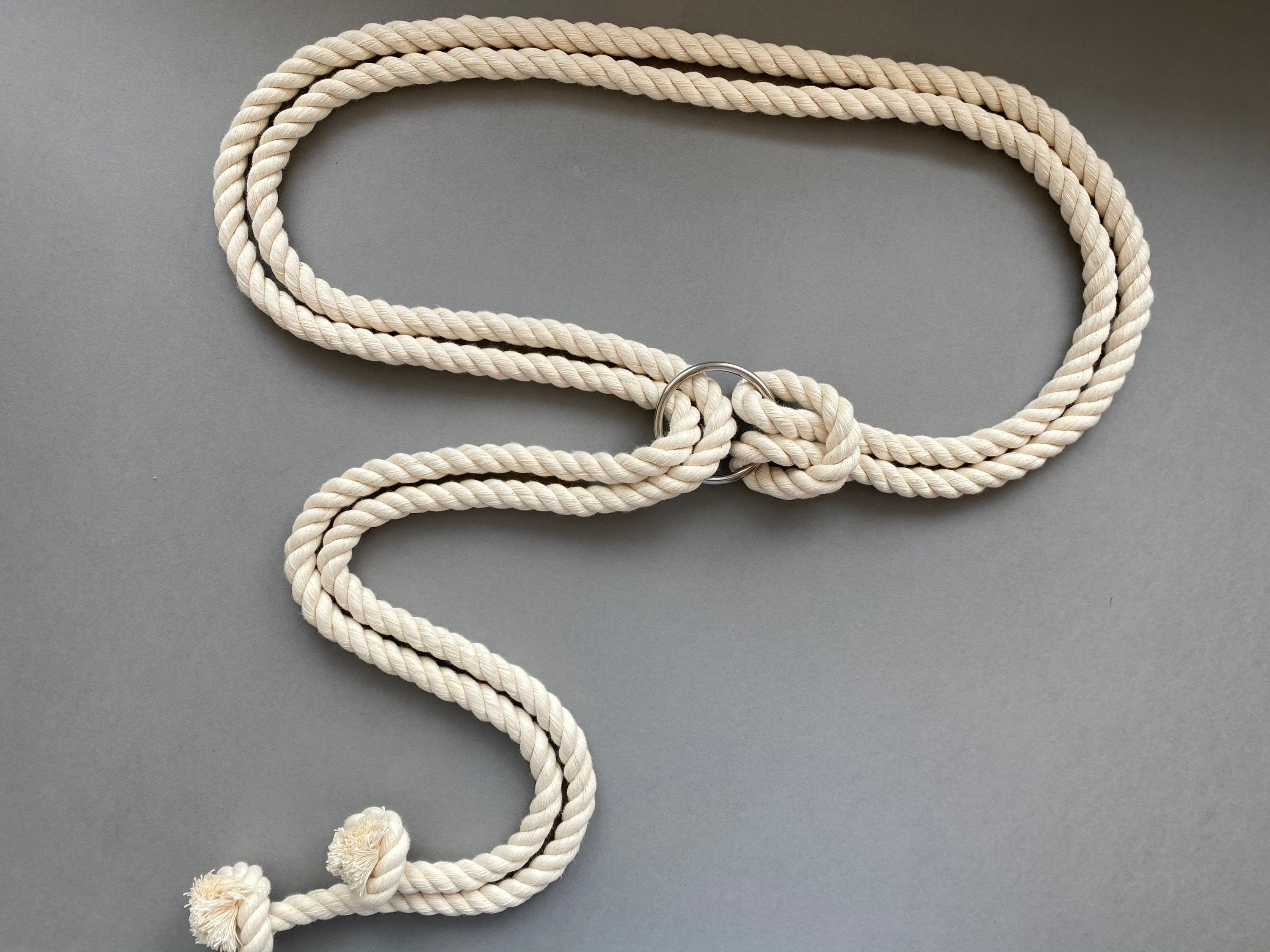 Twisted Rope Belt, Cream Color Belt in Boho Style, Stylish Belt ...