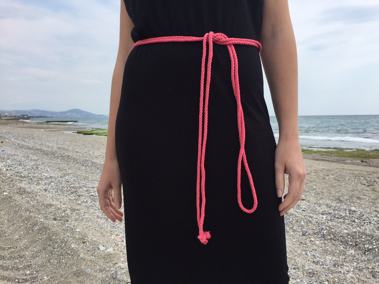 Pink Rope Belt, Nautical Belt Rope, Stylish Belt, Christmas Present ...