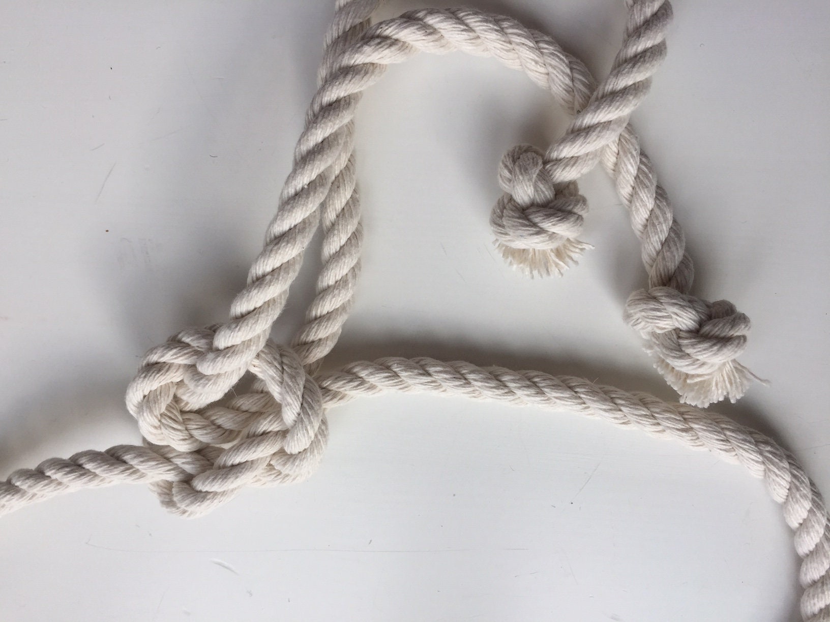 Twisted Rope Belt, White Belt Rope in Boho Style, Stylish Belt ...