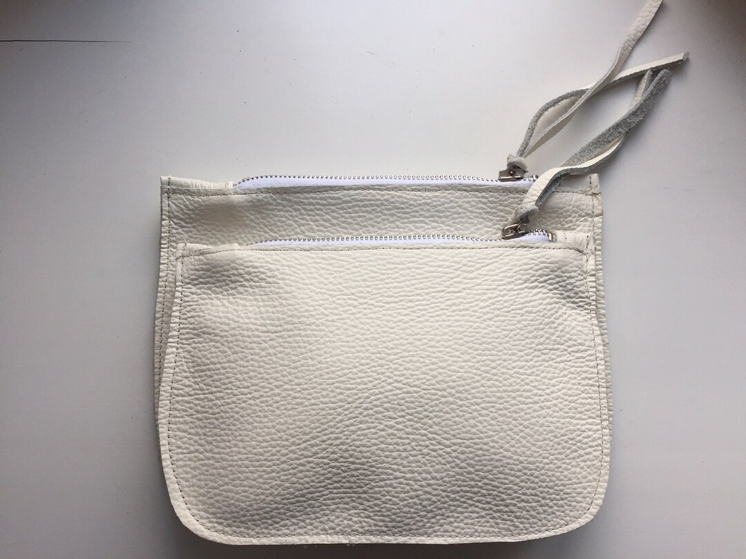 White Coin Purse With Zipper, Could Be Nice Gift for Her or Him, It ...